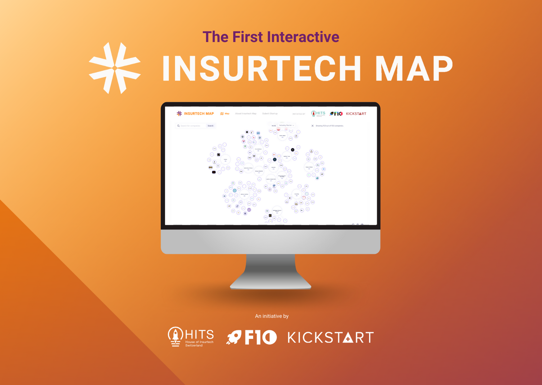 Mehr als 140 InsurTechs werden erstmals in einer virtuellen Karte mit ...